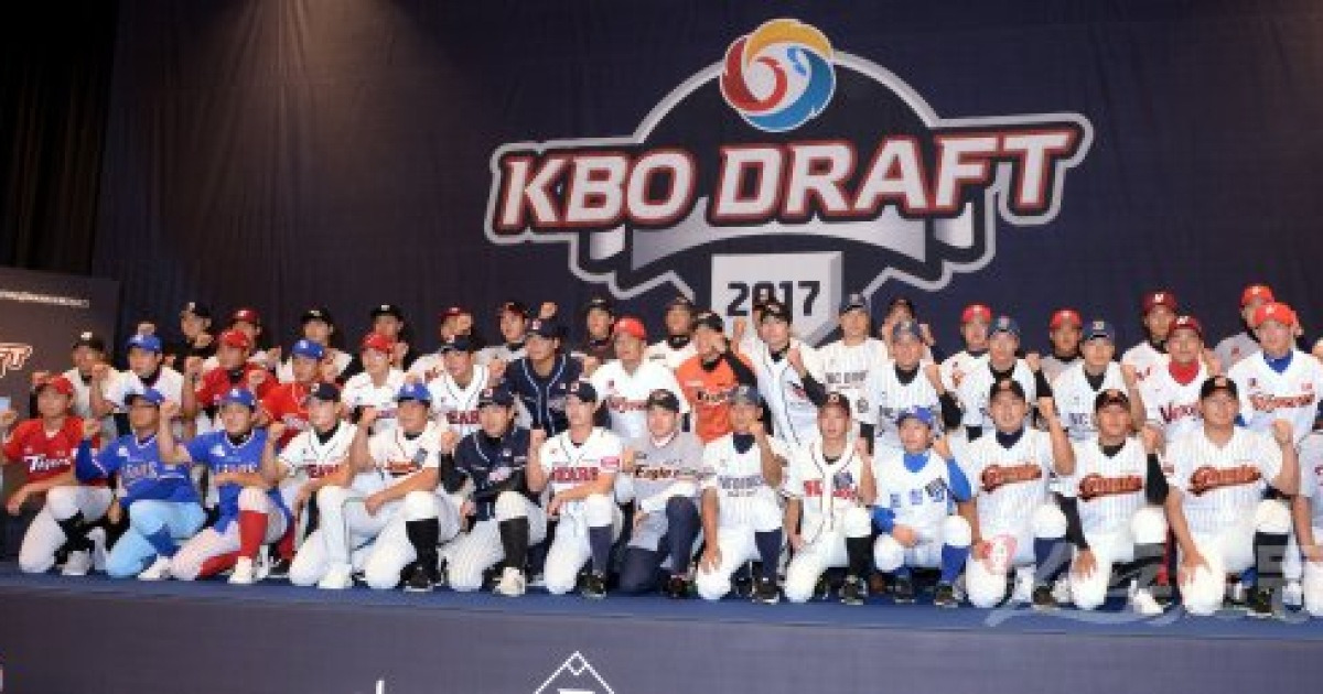 [2017 KBO 신인 드래프트] 고졸 73%- 투수 55% 강세