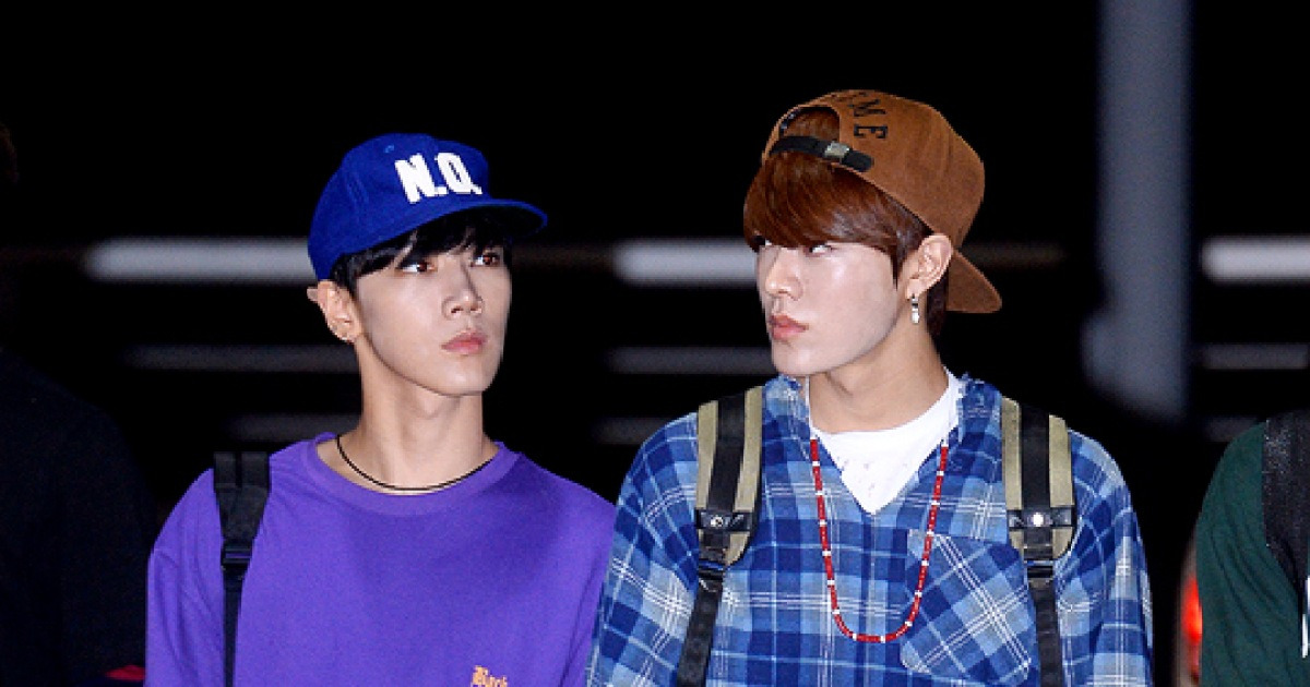 [TD포토] NCT 텐-유타, '모자 패션도 완벽하게'