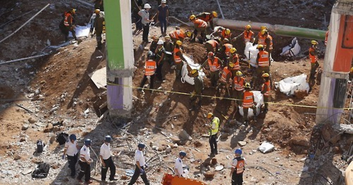 ISRAEL TEL AVIV CRANE CRASH