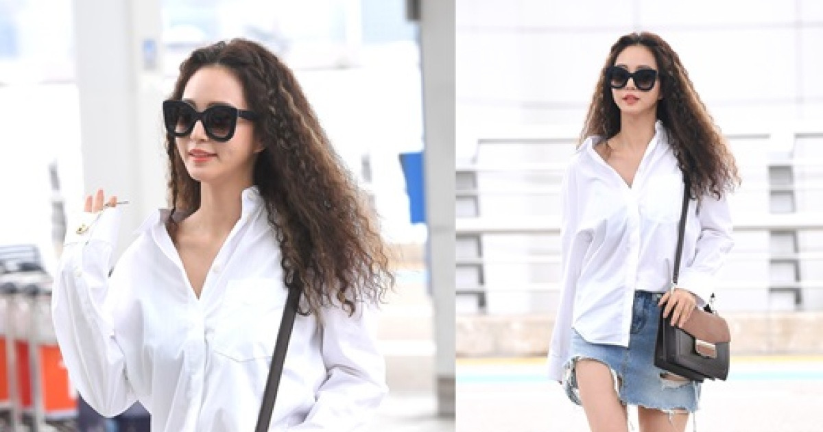 한예슬 귀여운 여인 줄리아로버츠 떠오르는 공항패션