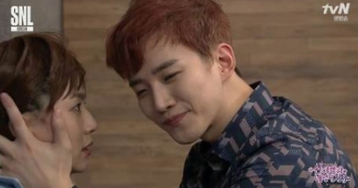 'SNL8' 안영미 검은손, 준호 엉덩이·택연 가슴 공격