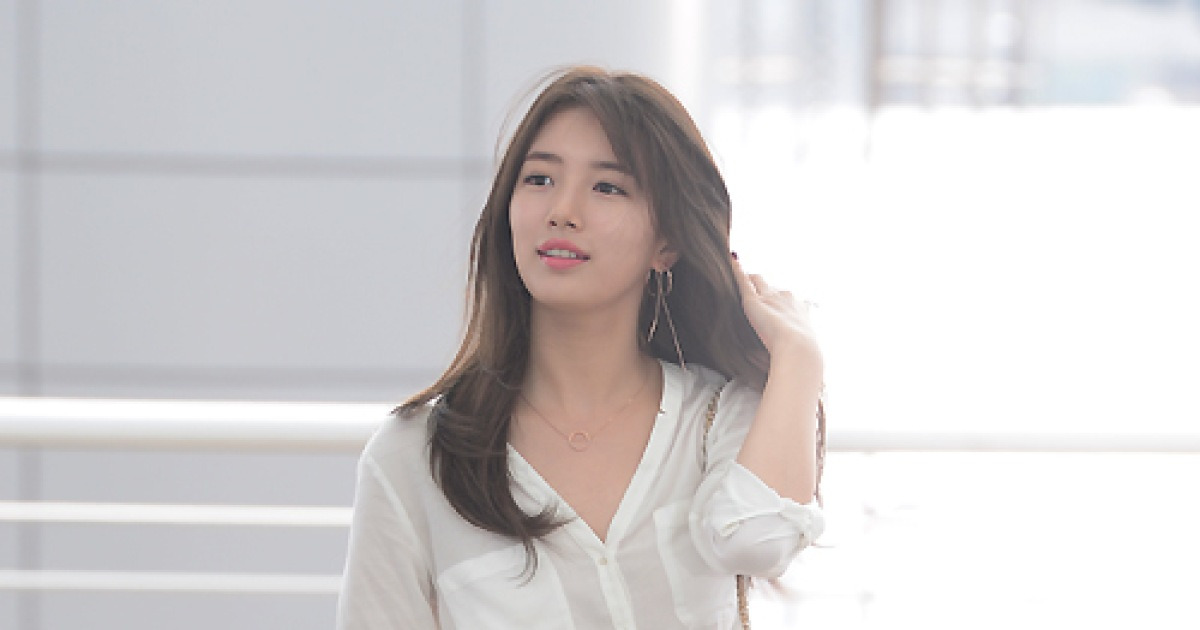 수지 '청순한 발걸음' [MBN포토]