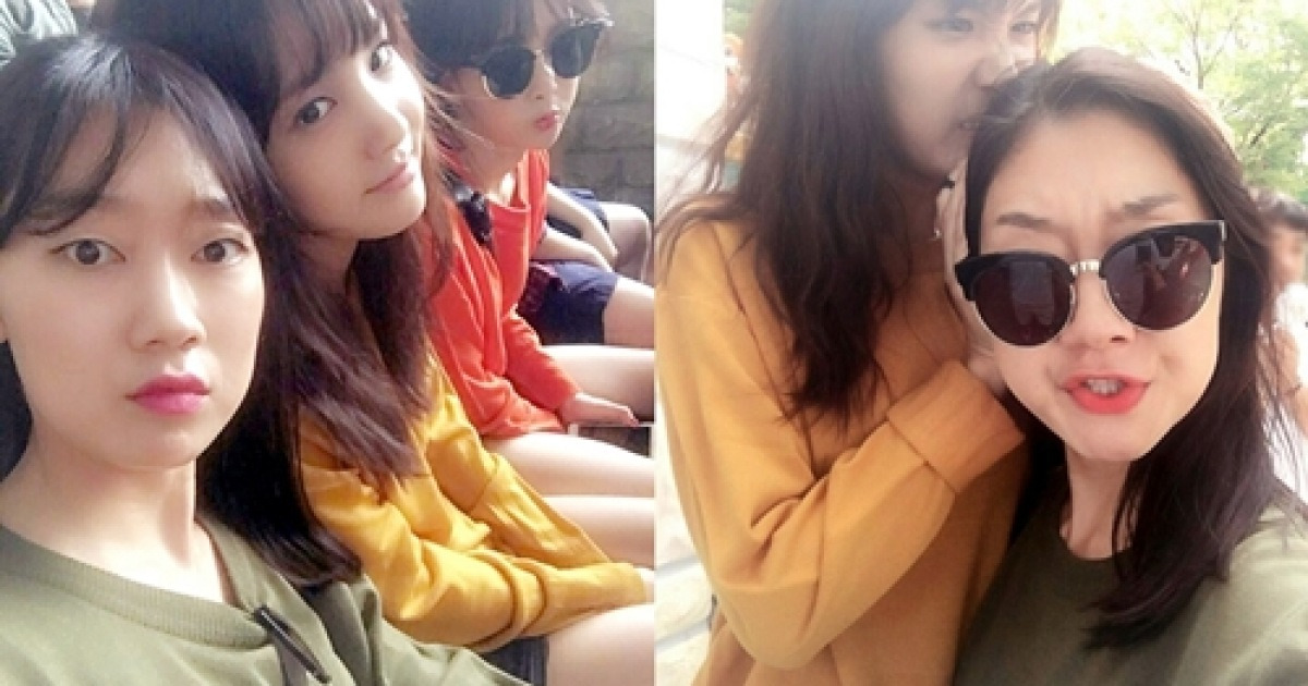 저 하늘에 태양이 한지안 박경혜와 절친 데이트 인증샷
