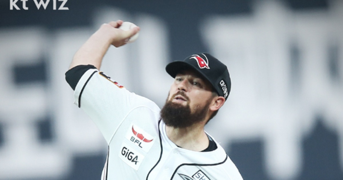 kt 로위, NC전 7이닝 6K 1실점 호투 '3승 요건'