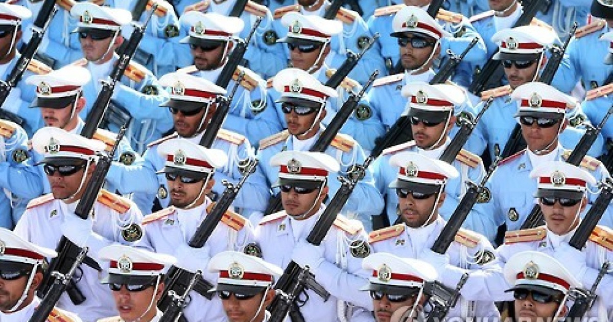 Mideast Iran US Israel Military Parade