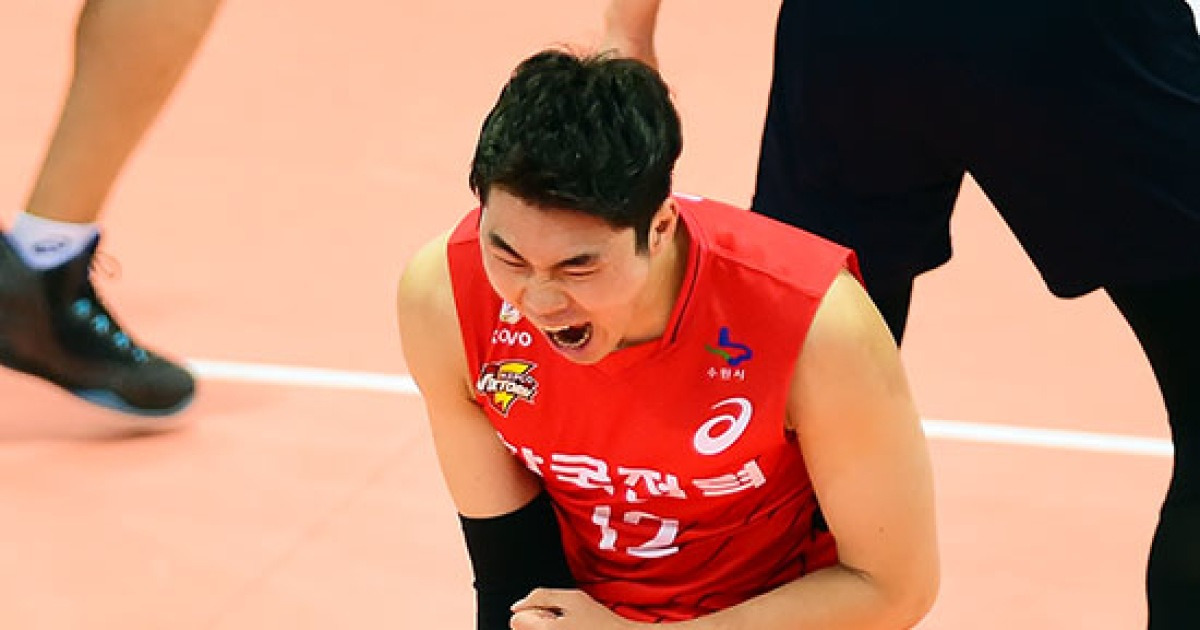 한국전력, 대한항공 잡고 창단 첫 KOVO컵 결승행