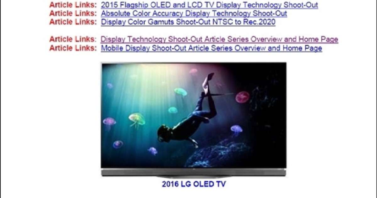 LGD OLED TV, 디스플레이 전문가그룹 화질 '극찬'