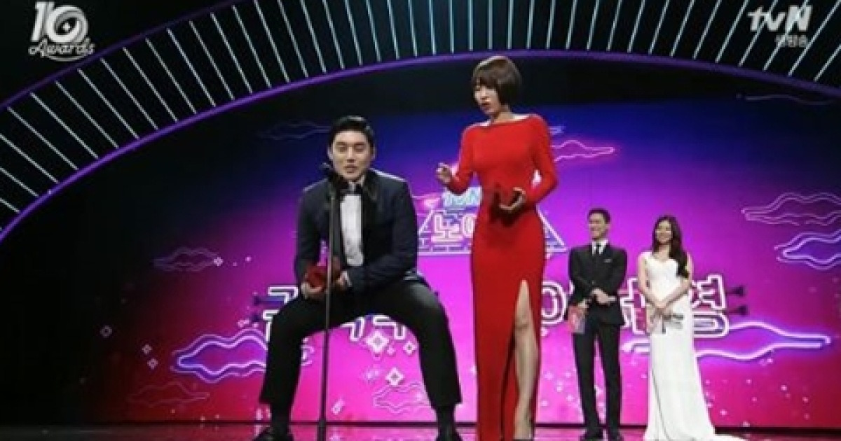 [tvN10 어워즈] tVN의 노예 권혁수 "못 말리는 tvN"