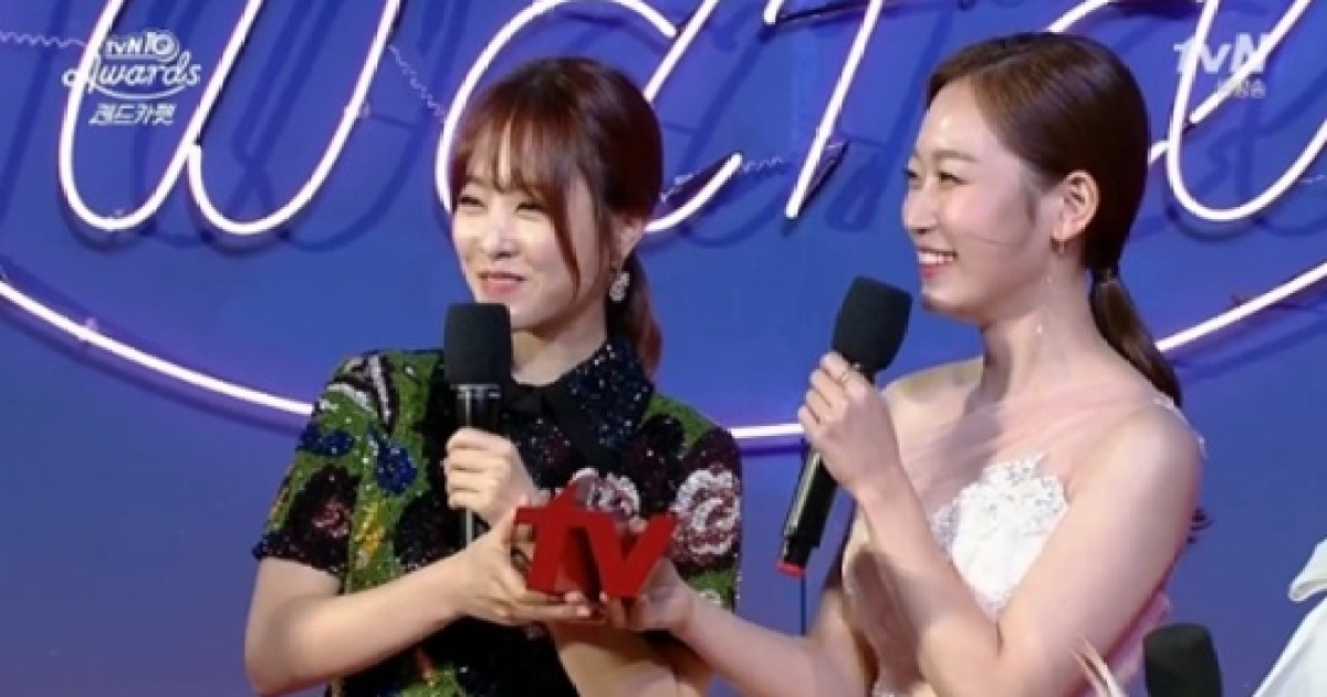 '오나귀' 박보영X김슬기, 베스트 케미상 "서로에 영광을"[tvN10 어워즈]