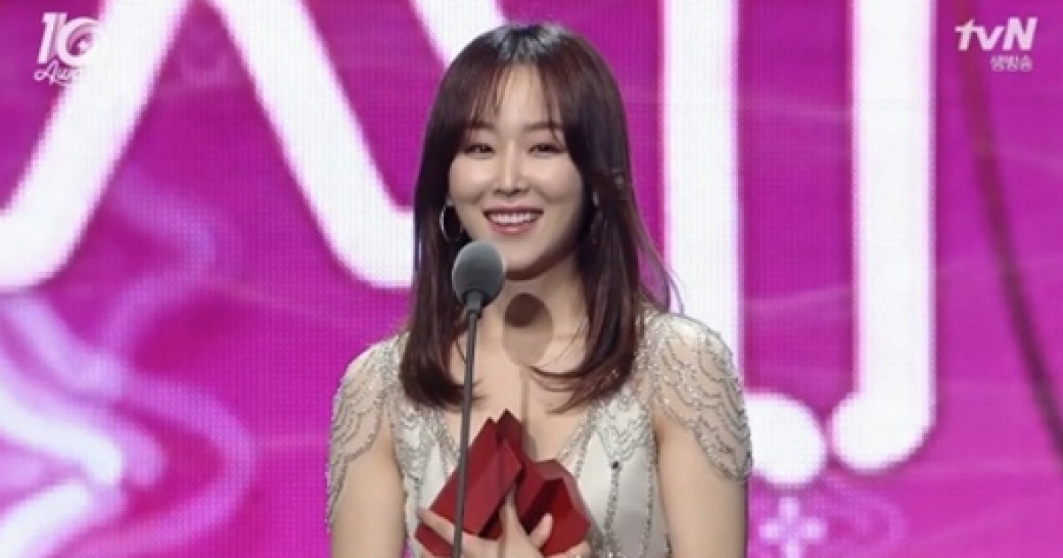 서현진, Made in tvN 드라마女상 "후보 쟁쟁해 넋놓았는데.."[tvN10 어워즈]