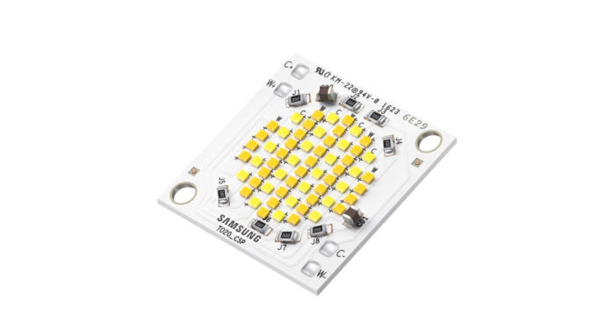 삼성전자 스팟 조명용 초소형 CSP LED 모듈 출시