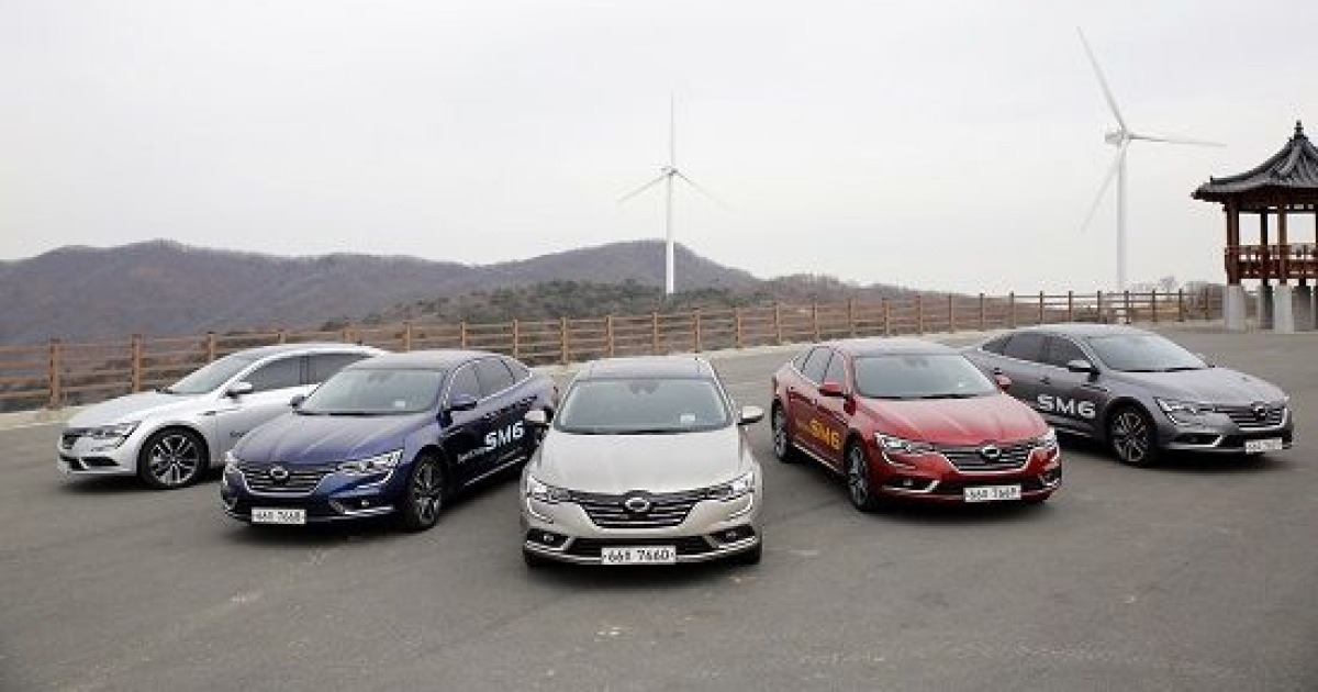 르노삼성 'SM6', 7개월 연속 중형차 자가용 등록 1위