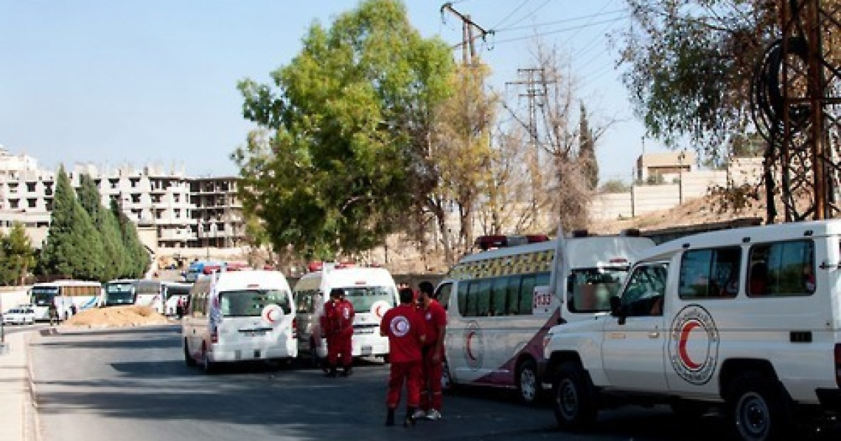 SYRIA RED CRESCENT EVACUATION