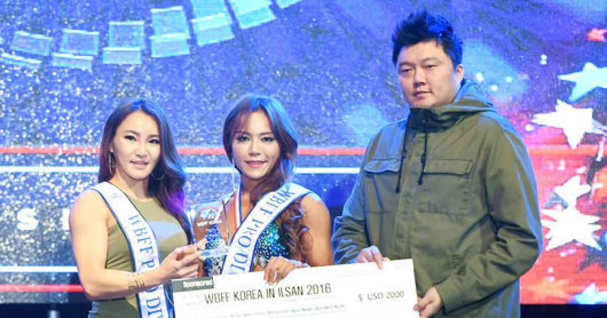 [사진]WBFF KOREA 2016, 디바 피규어 모델부문 1위 이유미