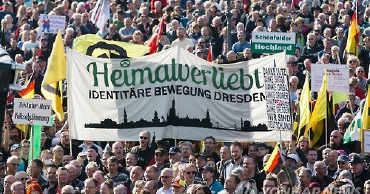 GERMANY PEGIDA ANNIVERSARY
