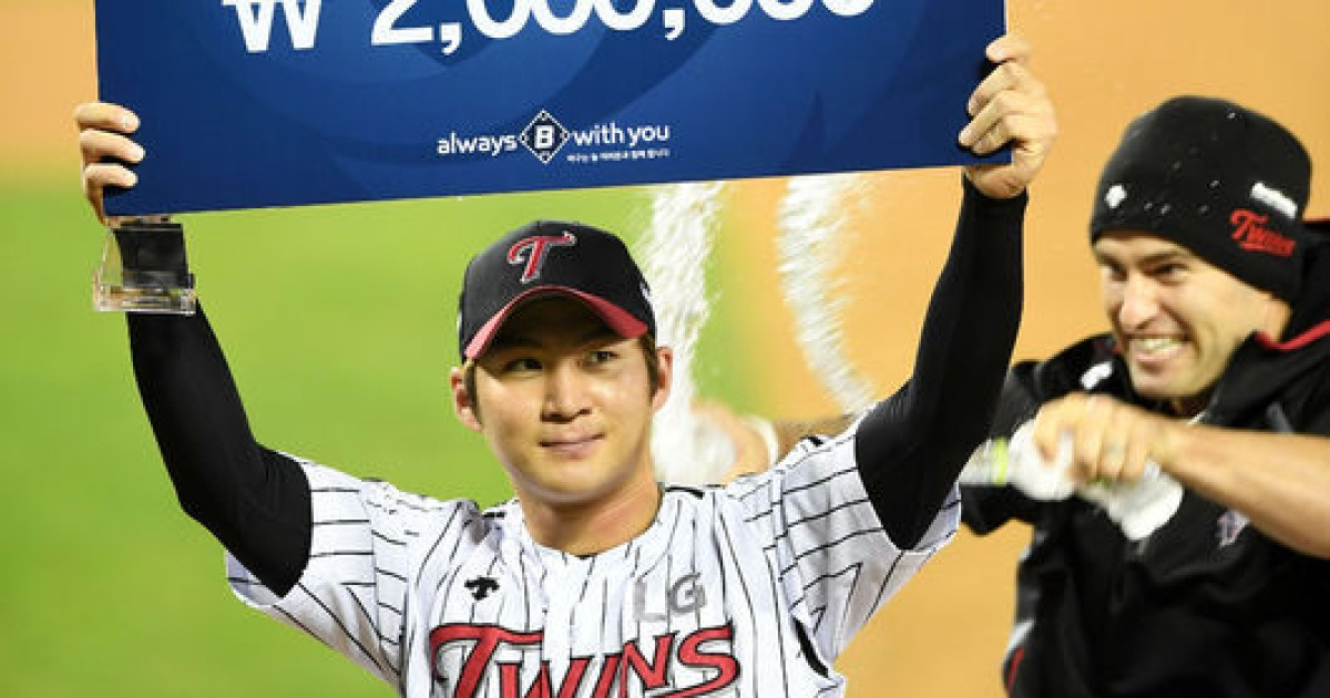 [준PO4] '준PO MVP' 오지환 "이 순간을 즐기자고 생각했다"