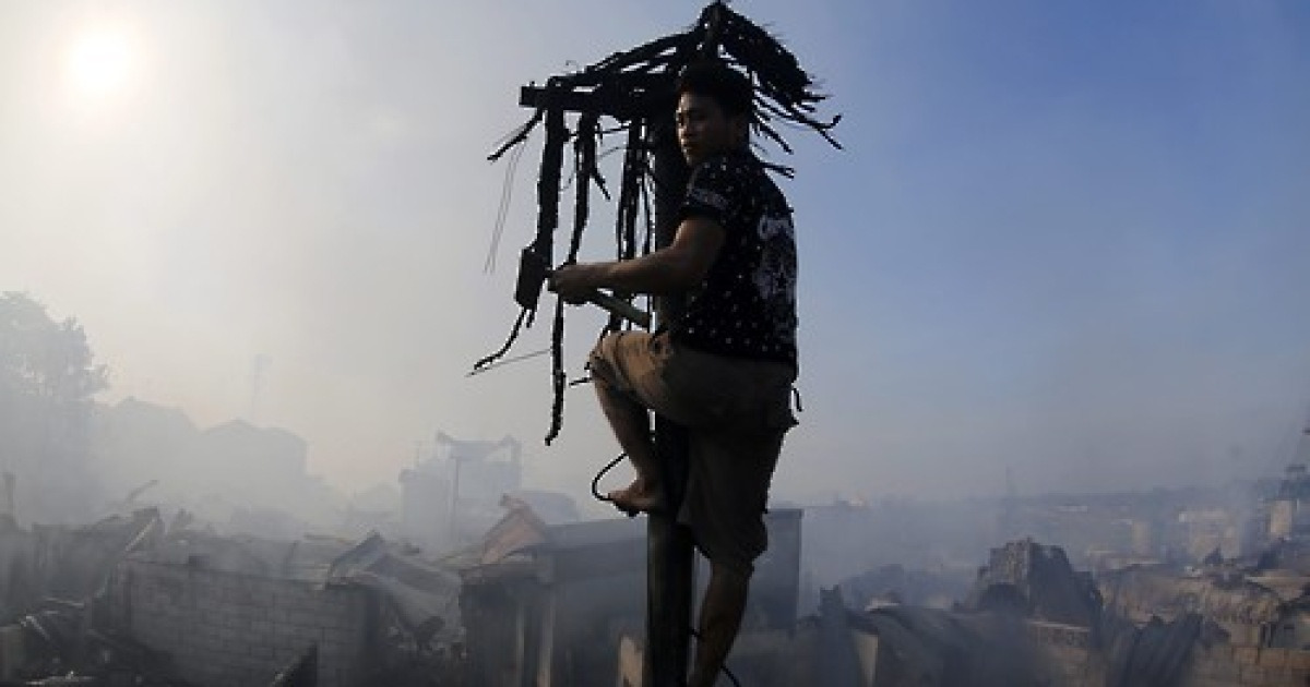 epaselect PHILIPPINES FIRE AFTERMATH