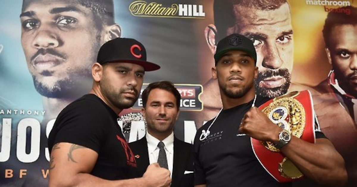 BRITAIN BOXING JOSHUA VS MOLINA