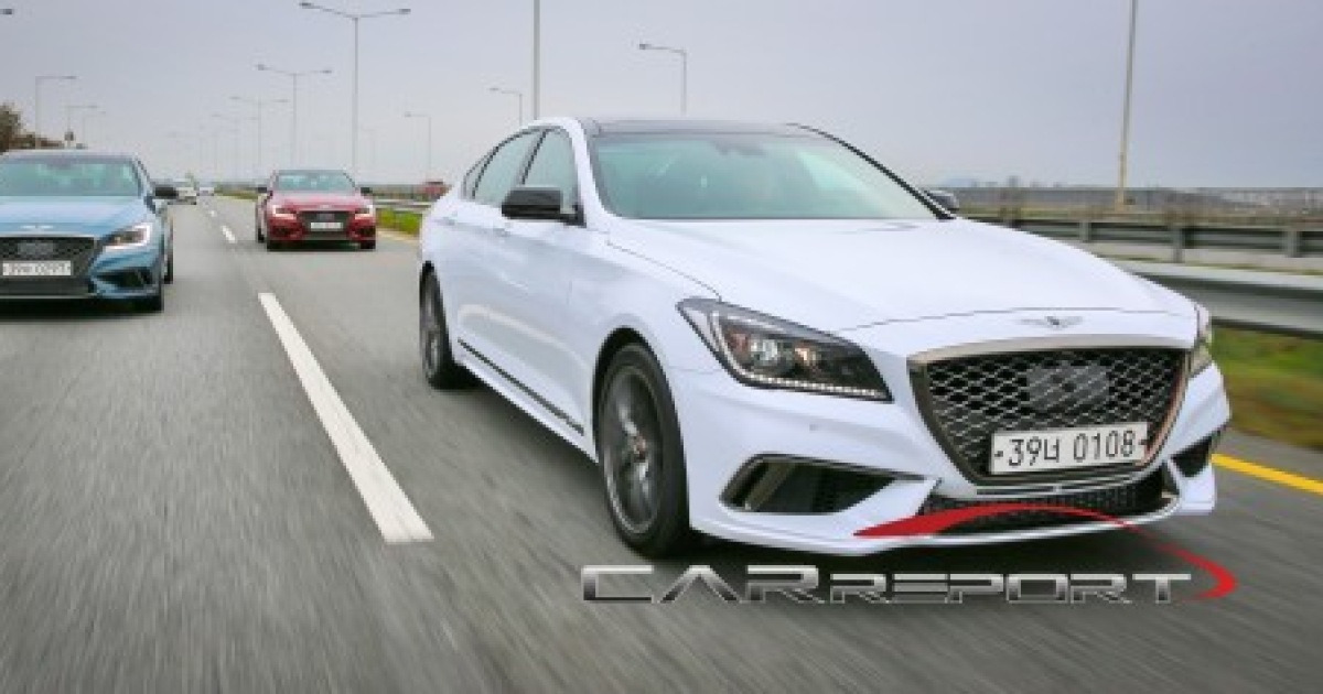 [시승기] "수입세단 비켜라. G80 스포츠 나가신다"