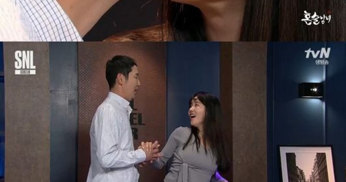 'SNL8' 황우슬혜, 풍자 버리고 섹시코미디 잔뜩(ft.민진웅)[종합]