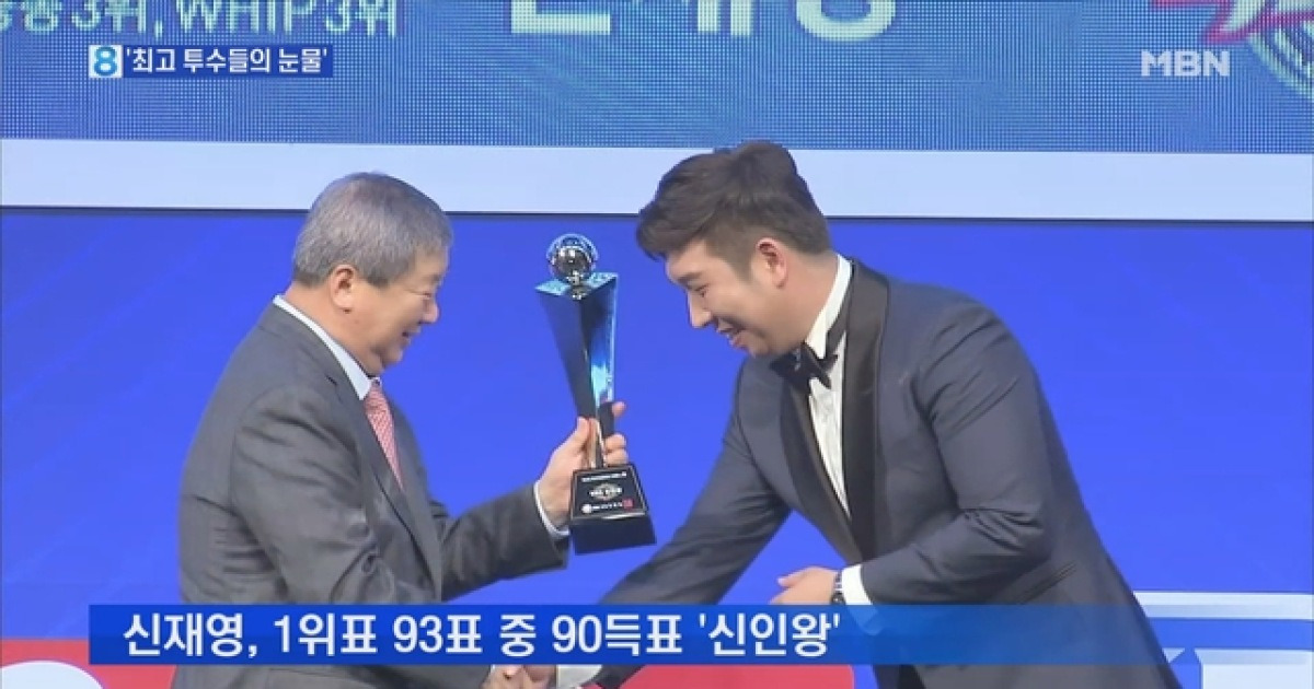 MVP 니퍼트도 신인왕 신재영도 '눈물 왕자'