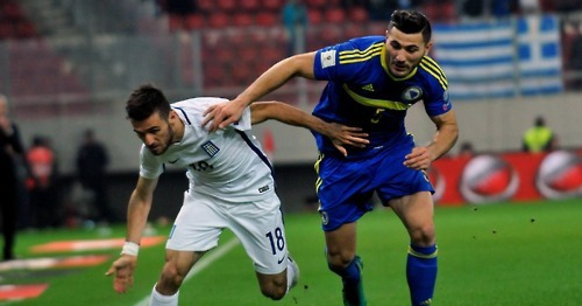 GREECE SOCCER FIFA WORLD CUP 2018 QUALIFICATION