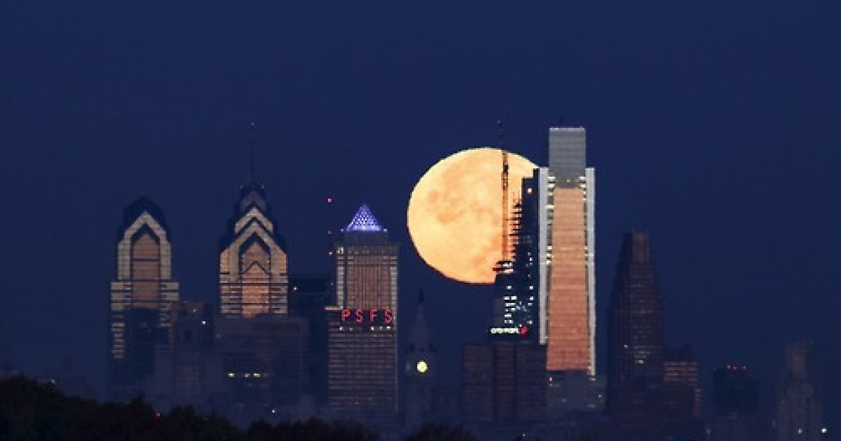 Supermoon Philadelphia