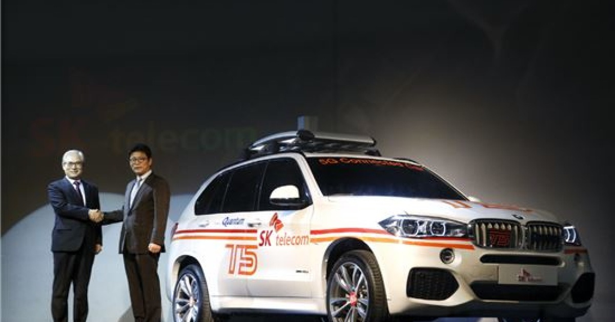[포토]BMW코리아-SKT, 5G 커넥티드카 기술 개발 협력
