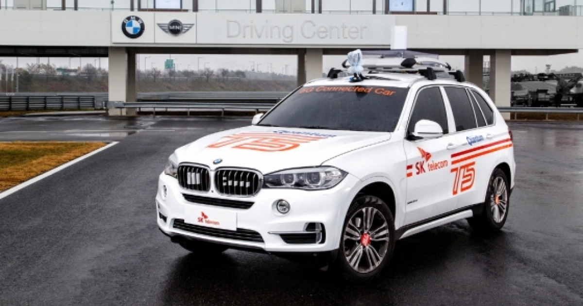 BMW코리아-SK텔레콤, '5G 커넥티드카' 연구 협력