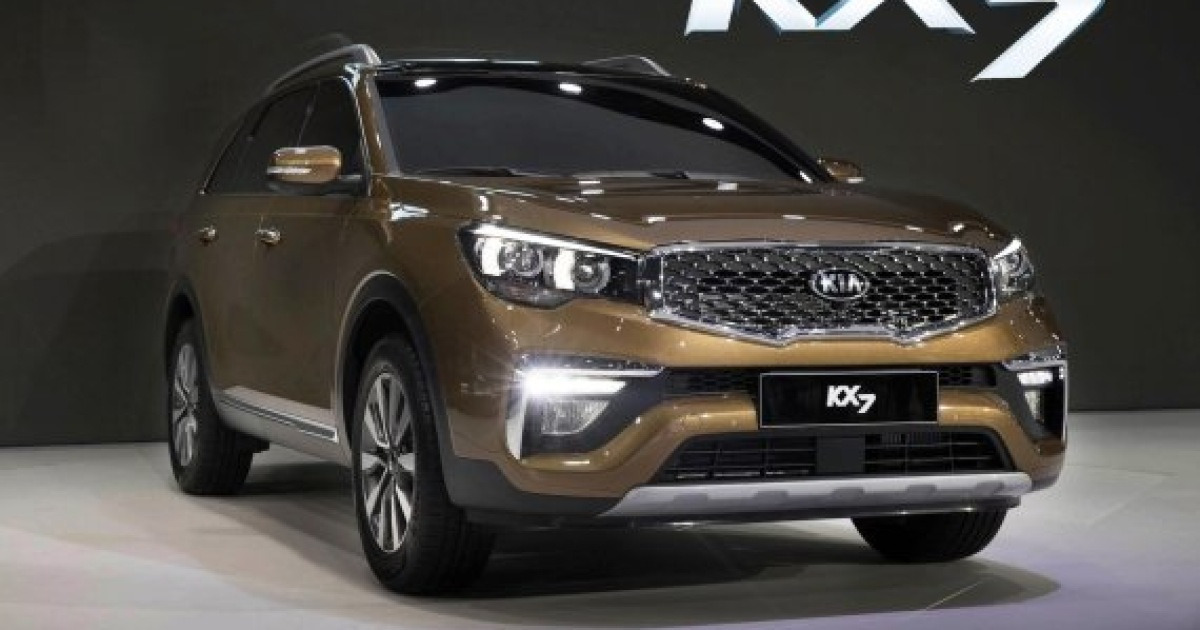 기아차, 中 광저우 모터쇼서 'KX7' 최초 공개