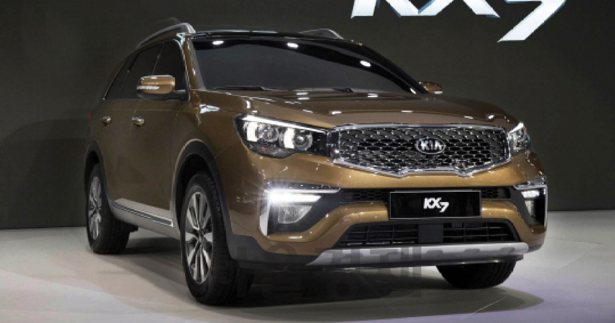 [오늘의 자동차]기아차, 광저우모터쇼서 고급 중형 SUV 'KX7' 첫 공개