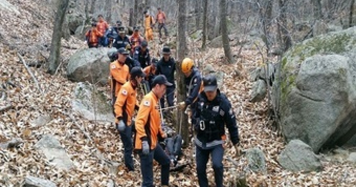 괴산 조령산 50대 등산객 하루 만에 시신 발견