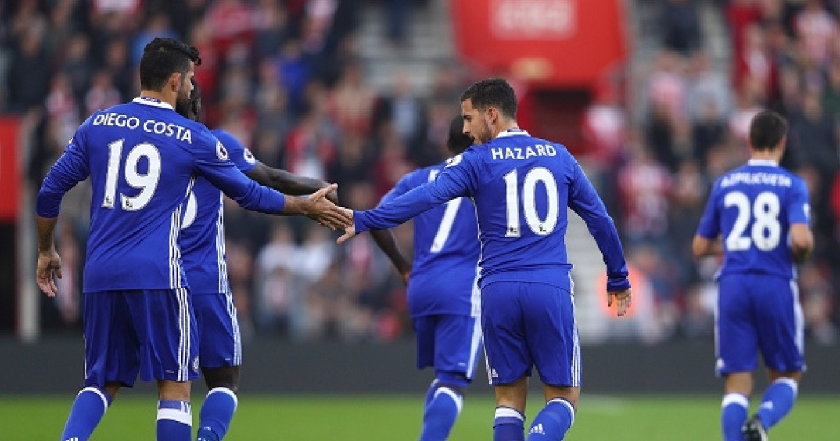 [EPL 12R] 첼시, 미들즈브러전 라인업 발표..코스타-아자르 출격