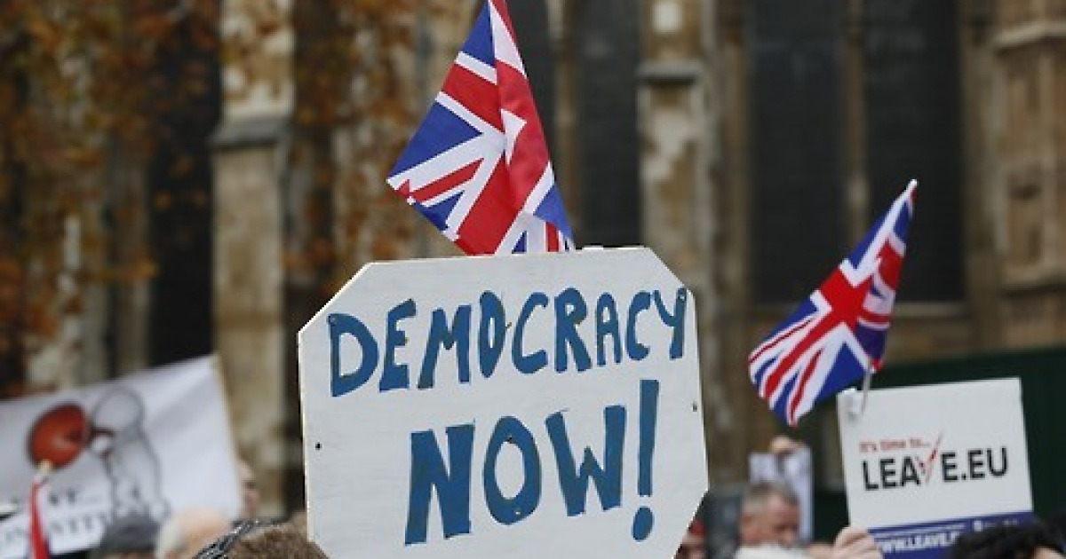 Britain Brexit Protest