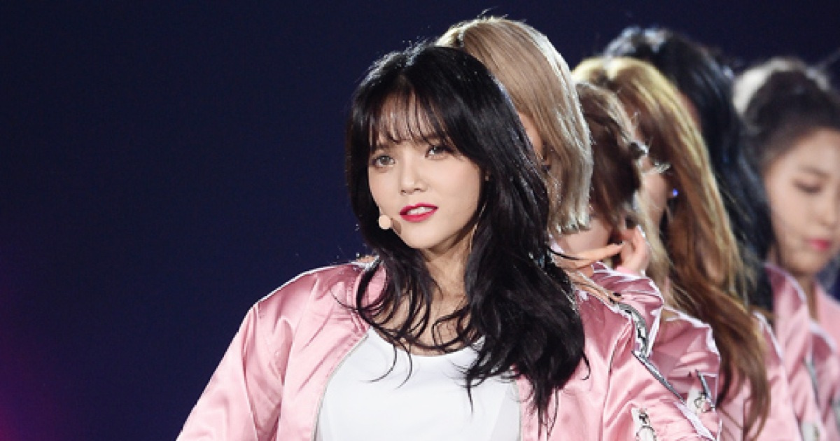 [TD포토] AOA 지민 '짧지만 황금 비율'