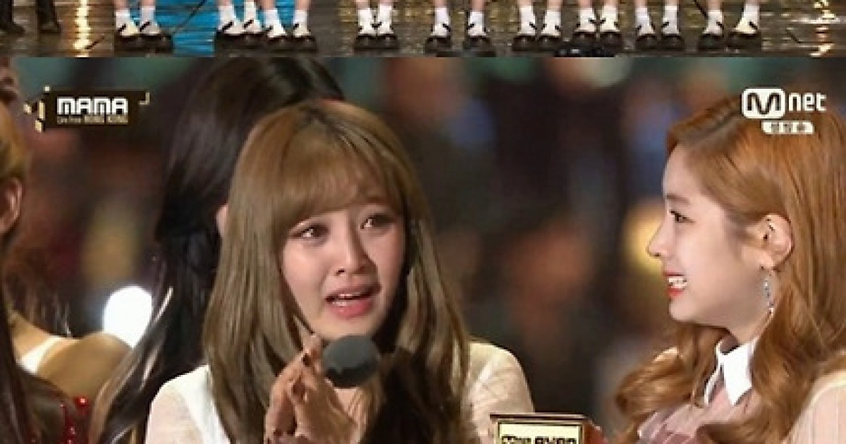 [2016MAMA] 트와이스, 올해의 노래 대상 "의미있는 큰상 감사" 눈물