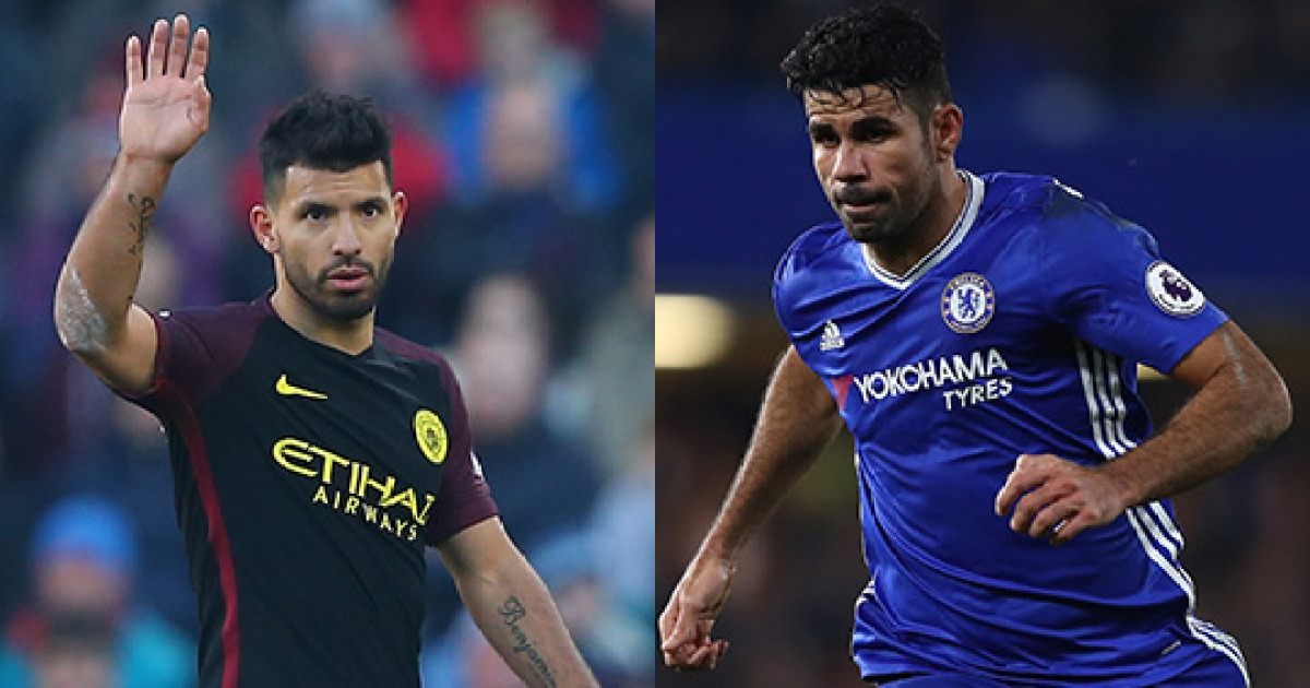 [EPL 14R] '아구에로vs코스타'..맨시티-첼시 선발 라인업 발표