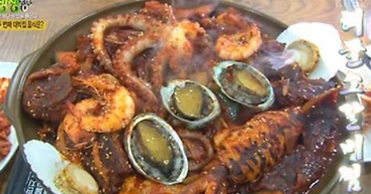 7000원 생돼지고기모둠+3000원 팥죽+국수전골+해물갈비찜 맛집 (2TV 생생정보)