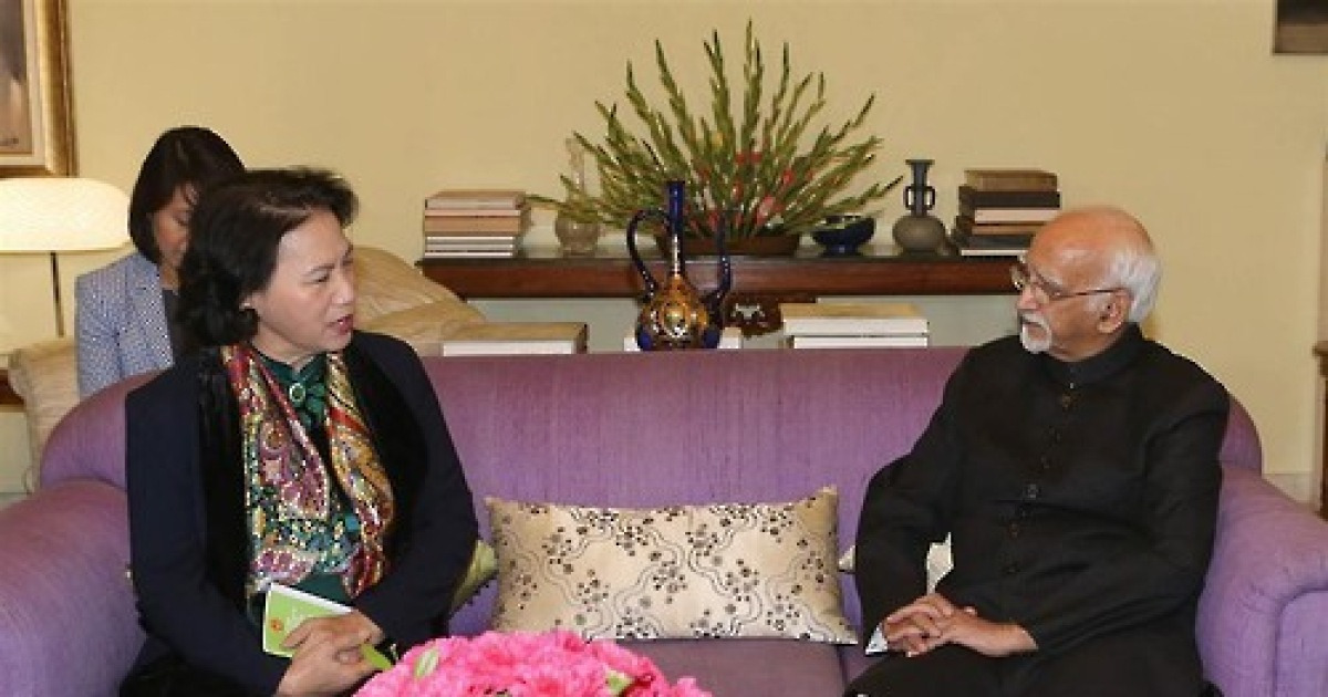 National Assembly Chairwoman meets Indian Senate Chairman
