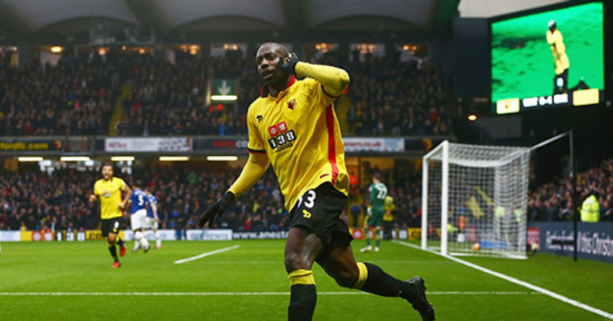 [EPL 15R] '오카카 2골' 왓포드, 에버턴에 3-2 역전승..4계단 상승