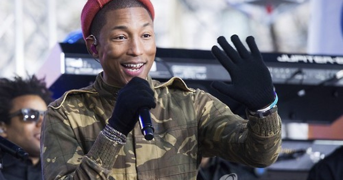 Pharrell Performs on NBC's Today Show