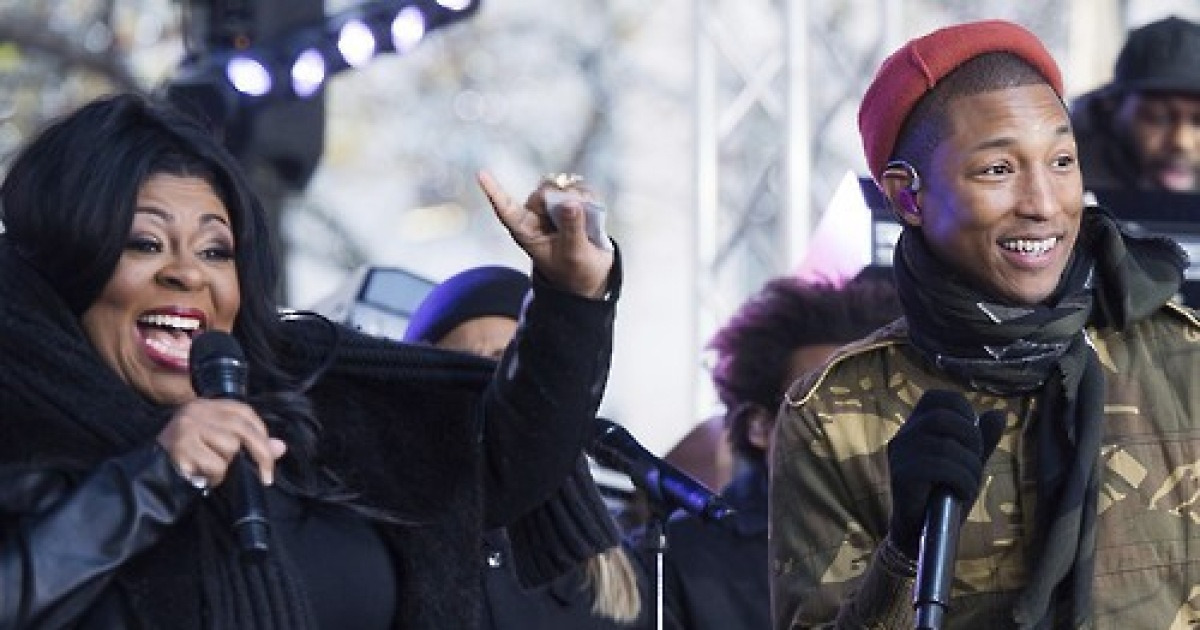 Pharrell Performs on NBC's Today Show