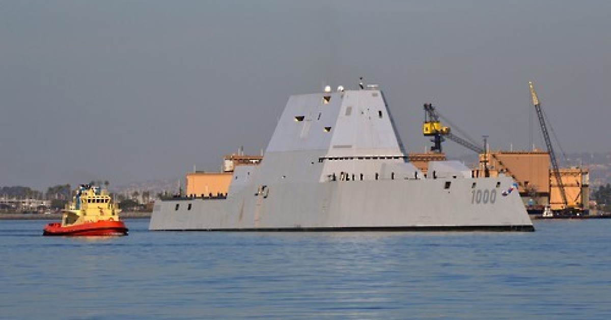 USA DEFENSE NAVY SHIP ZUMWALT