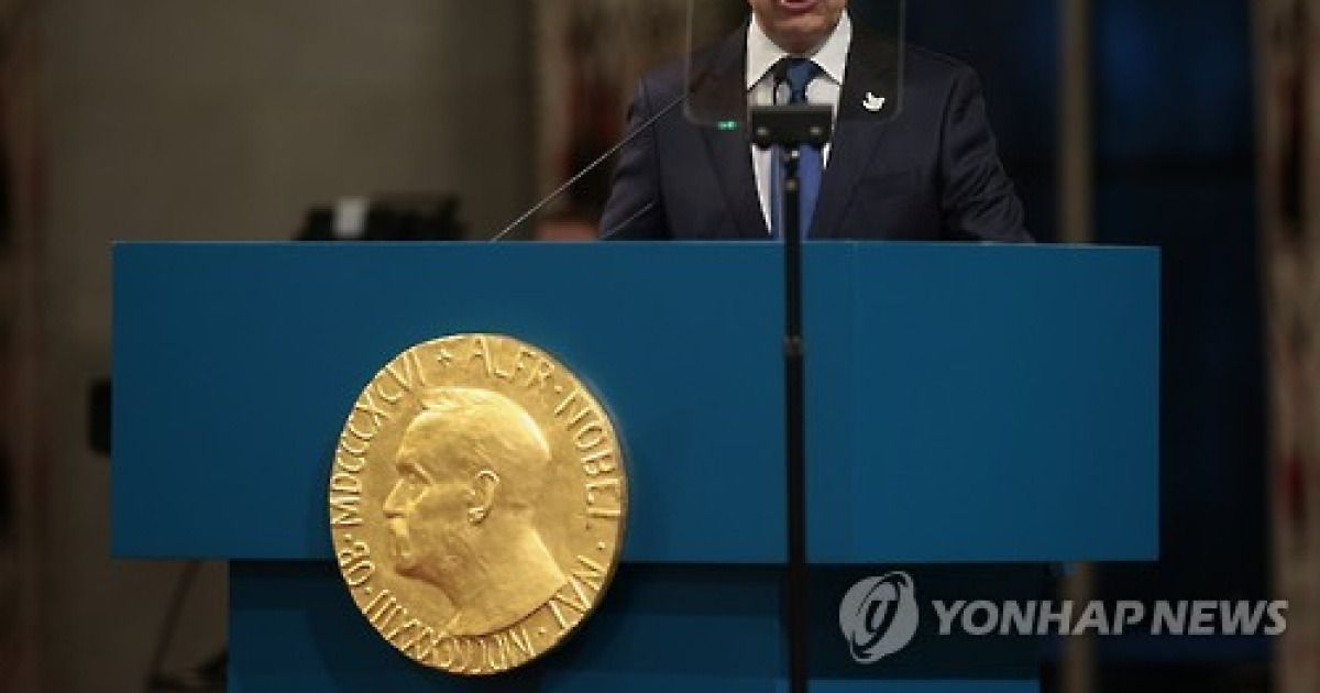 Norway Nobel Peace Santos