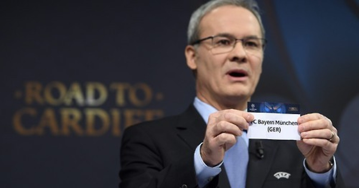 SWITZERLAND SOCCER UEFA CHAMPIONS LEAGUE DRAWING