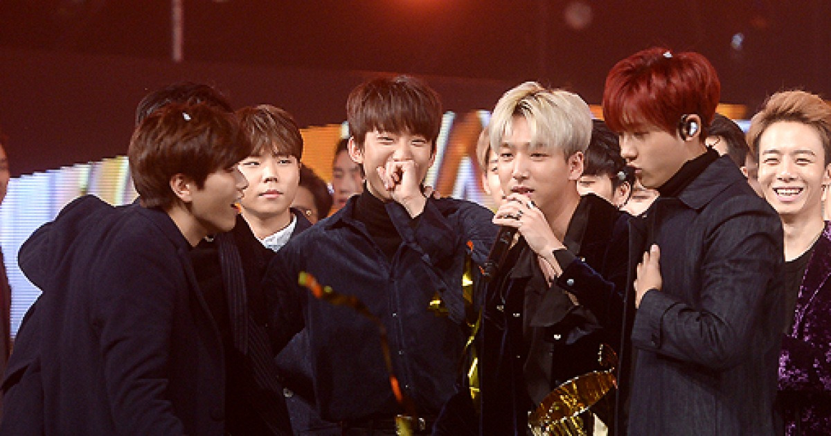 챔피언송 B1A4 '기쁨의 미소' [MBN포토]