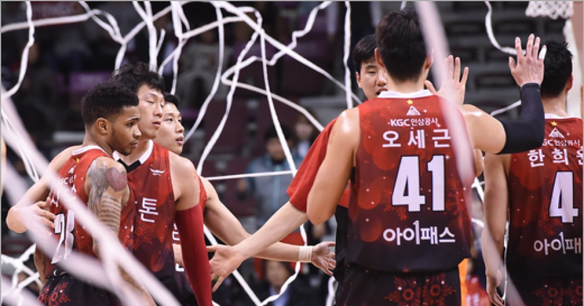 [MD포토] KGC '6연승, 1위 수성'