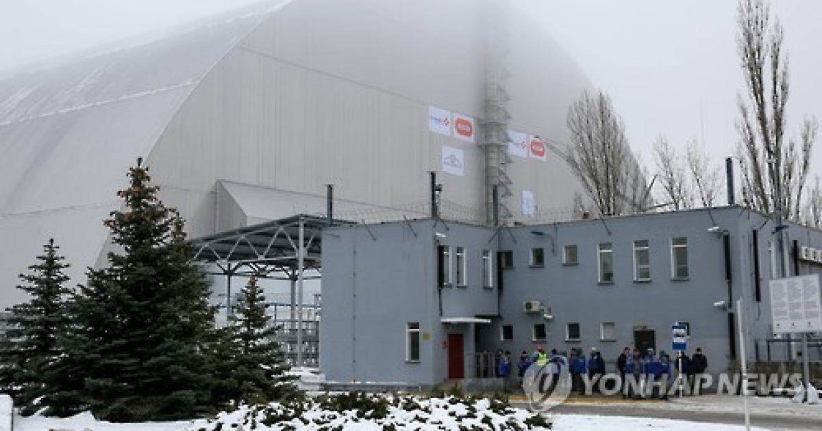 UKRAINE CHERNOBYL NEW SHELTER