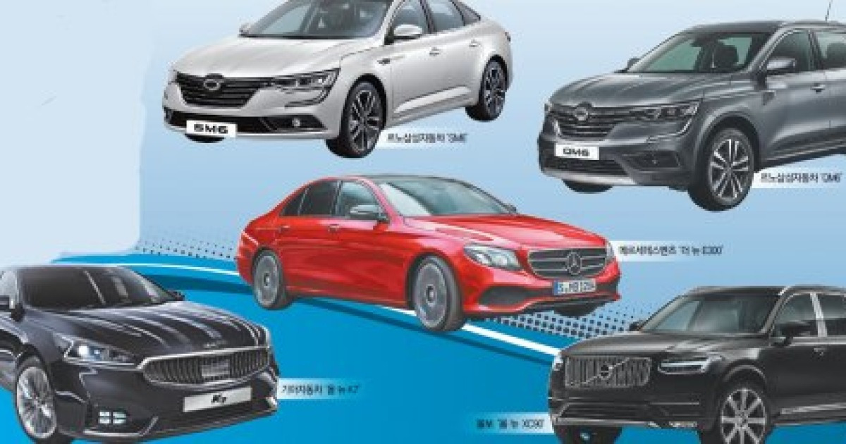 [CAR]올 뉴 K7·SM6·G80·티볼리 에어 '흥행 돌풍'