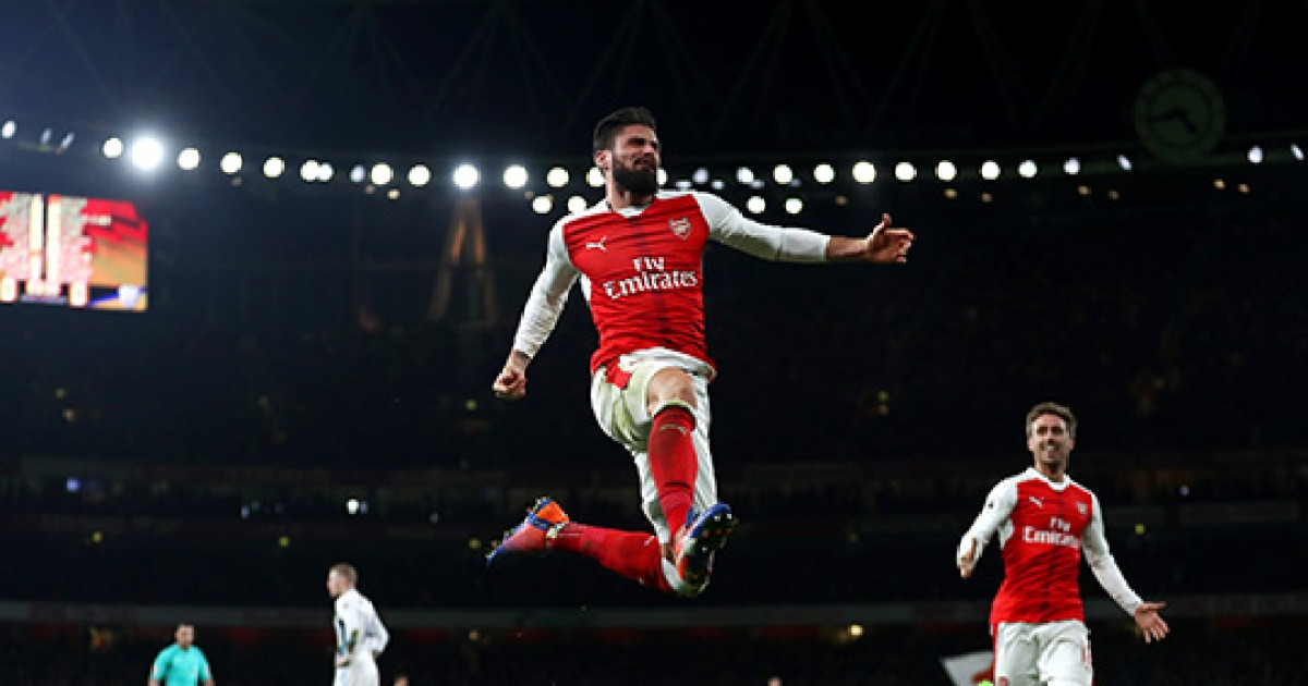 [EPL 18R] '지루 결승골' 아스널, WBA에 1-0 승.. 2연패 탈출